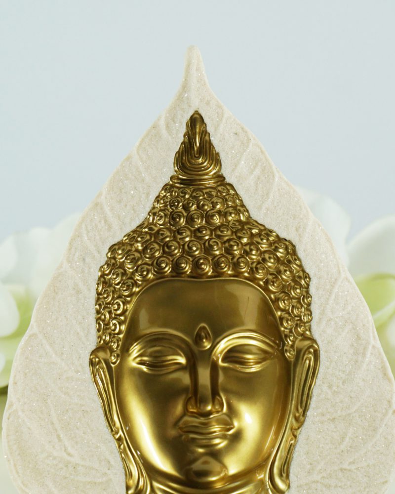Sand Stone Buddha Face Ornament - ThailandAtHome